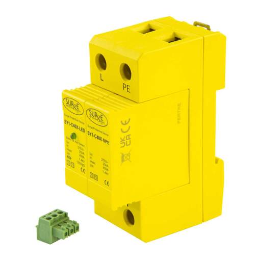 MCG 2 Module Single Phase and Neutral Type 2+3 Surge Protector with LED ...