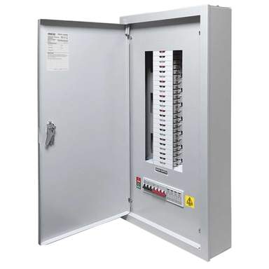 MCG 16 Way TP+N Type B Distribution Board c/w 125A Incomer and Type 2 ...