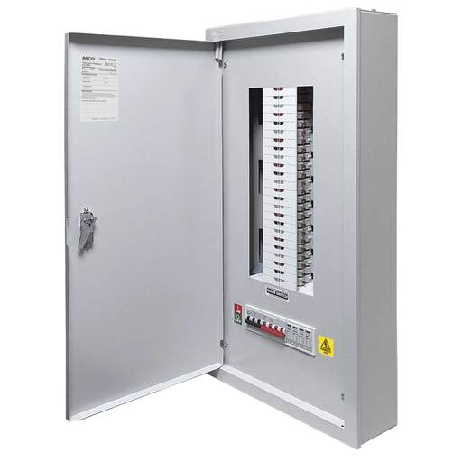MCG 16 Way TP+N Type B Distribution Board c/w 125A Incomer and Type 2 ...