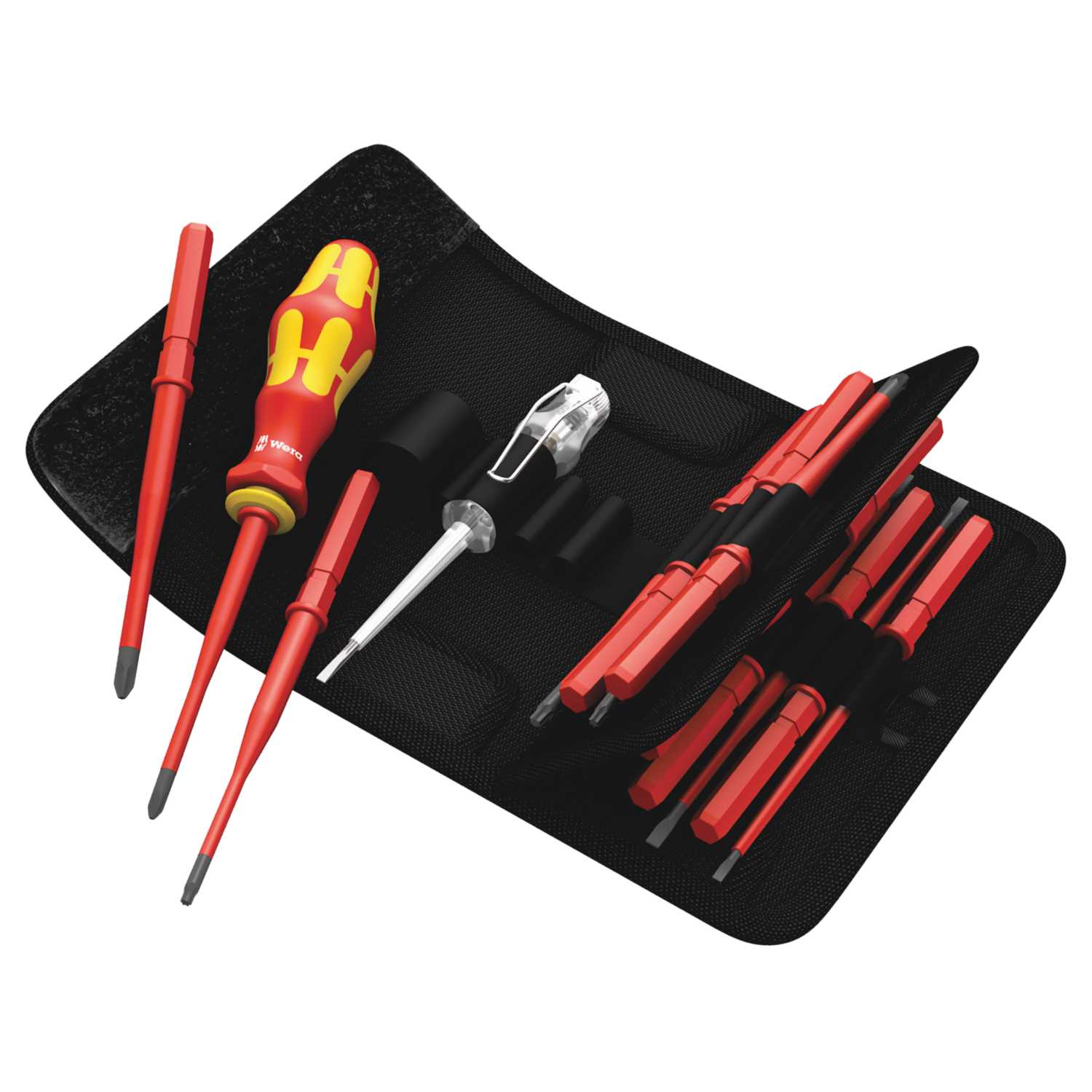 Wera 16 Piece Kraftform Kompakt VDE Extra Slim Screwdriver Set ...