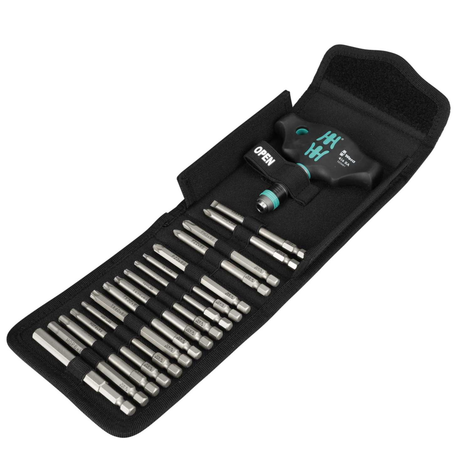 Wera 17 piece Kraftform Kompakt 400 RA Set 1 (WERA023471) | CEF