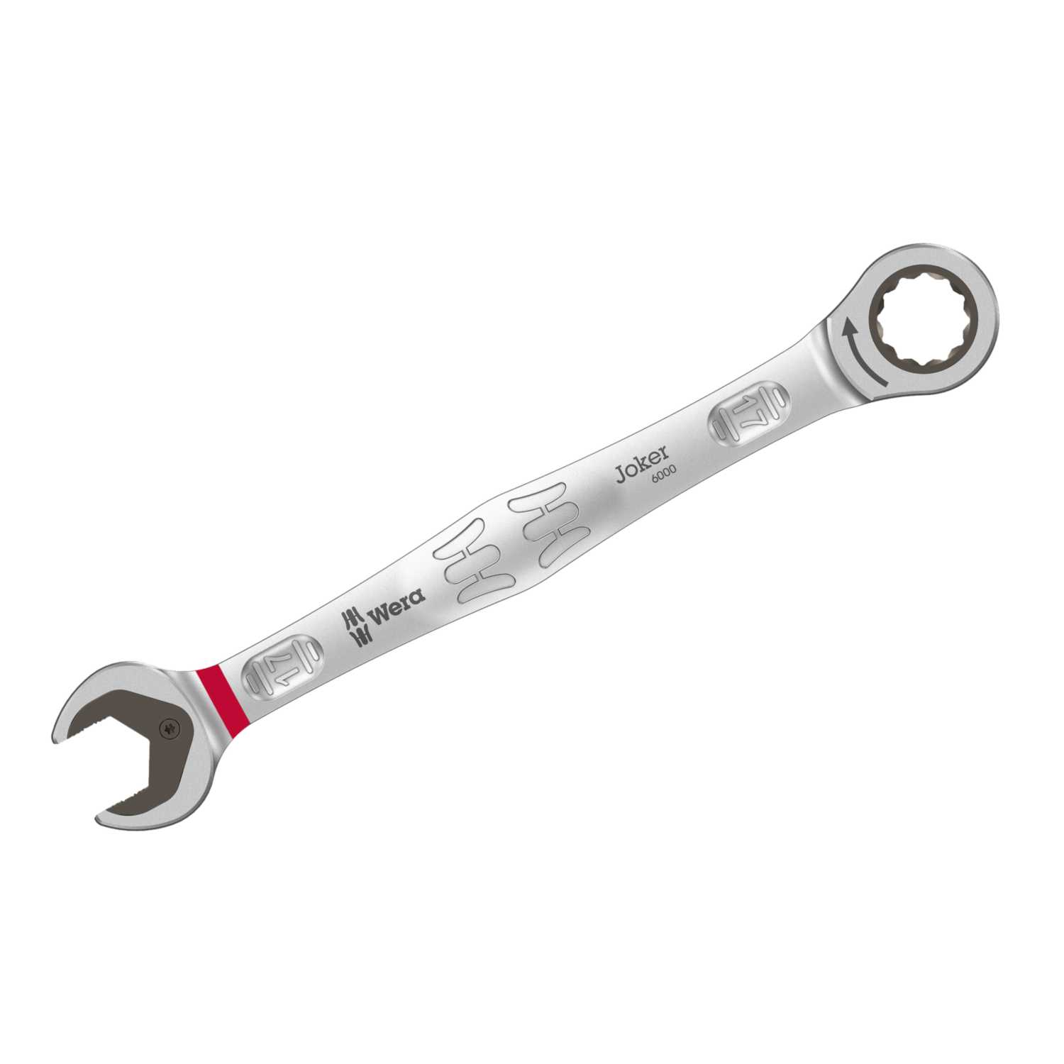 Wera Joker 17mm Ratcheting Combination Spanner (WERA073277) | CEF