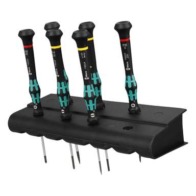 Wera 6 Piece Screwdriver Set and Rack (WERA118150) | CEF