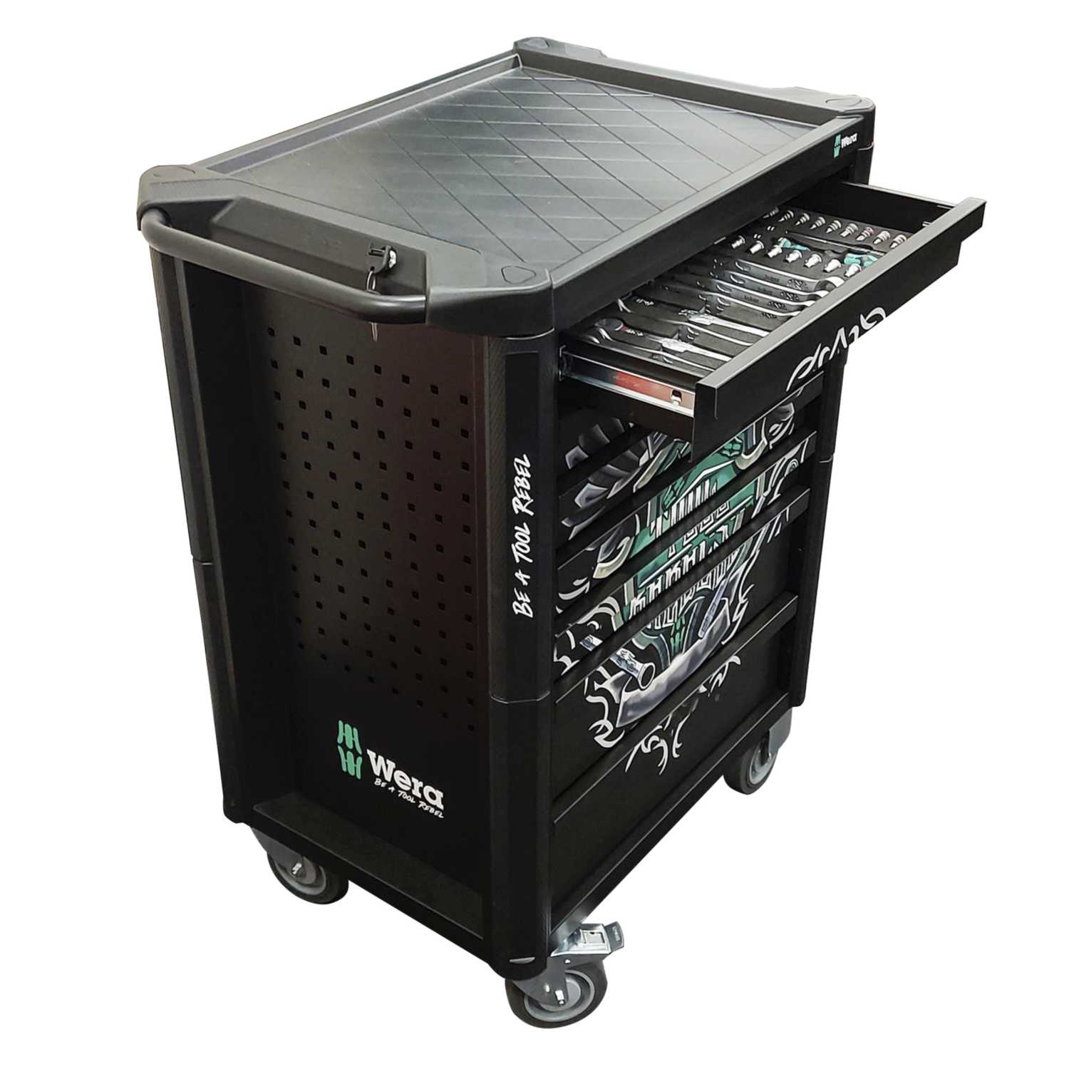 Wera 94 piece 9700 Tool Rebel Roller Cabinet 1 (WERA150130) | CEF