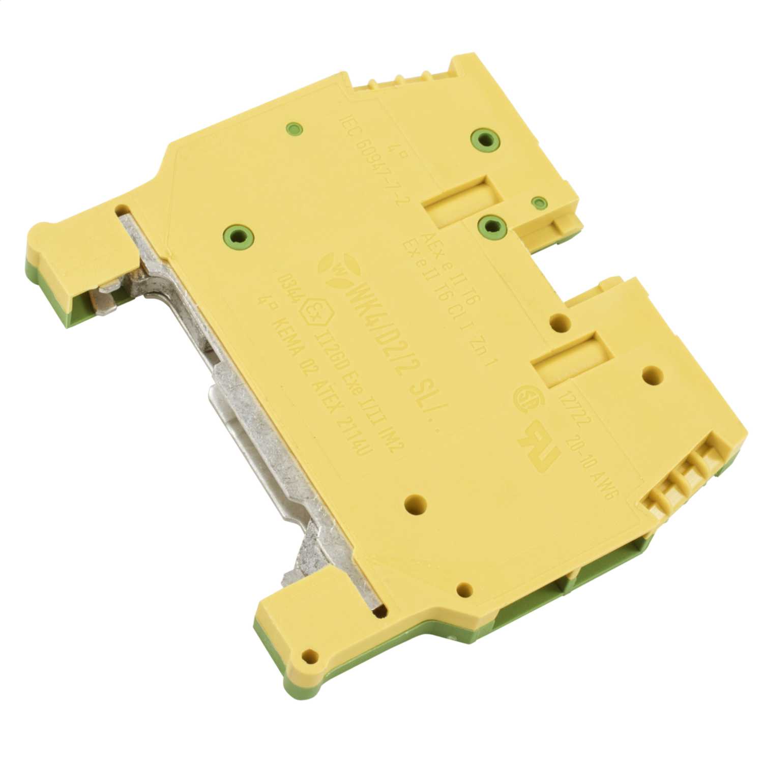 Wieland 4mm Twin Earth Terminal (WK4D2/2SLU) | CEF