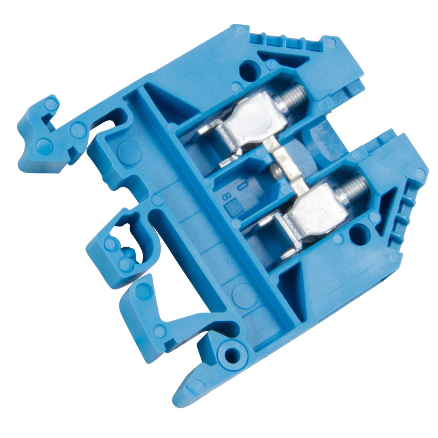 Wieland 4mm Standard DIN Rail Terminal Blue (WK4U BLUE) | CEF