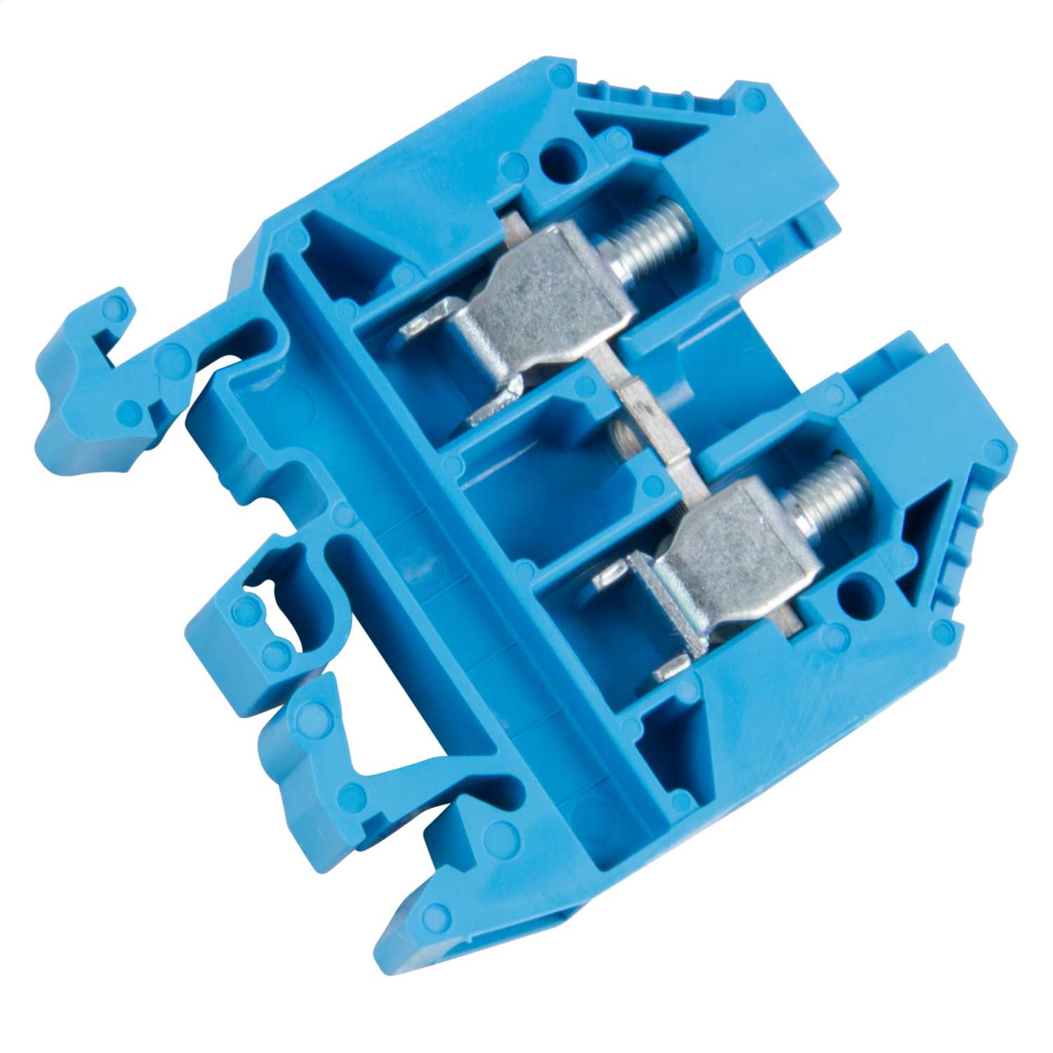 Wieland 6mm Standard DIN Rail Terminal Blue (WK6U BLUE) | CEF