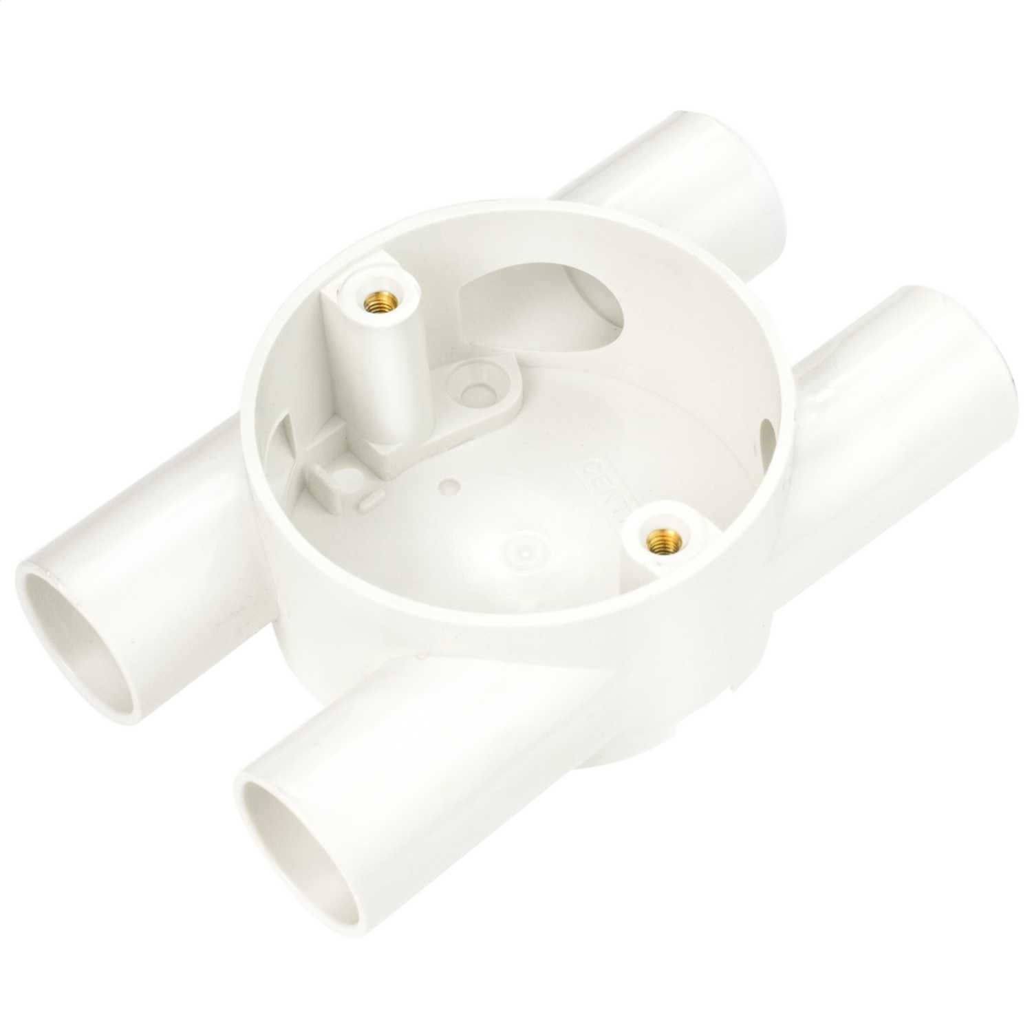 Centaur 20mm PVC Conduit H Box White (Sold in 1's) (20 CRB 19W) | CEF