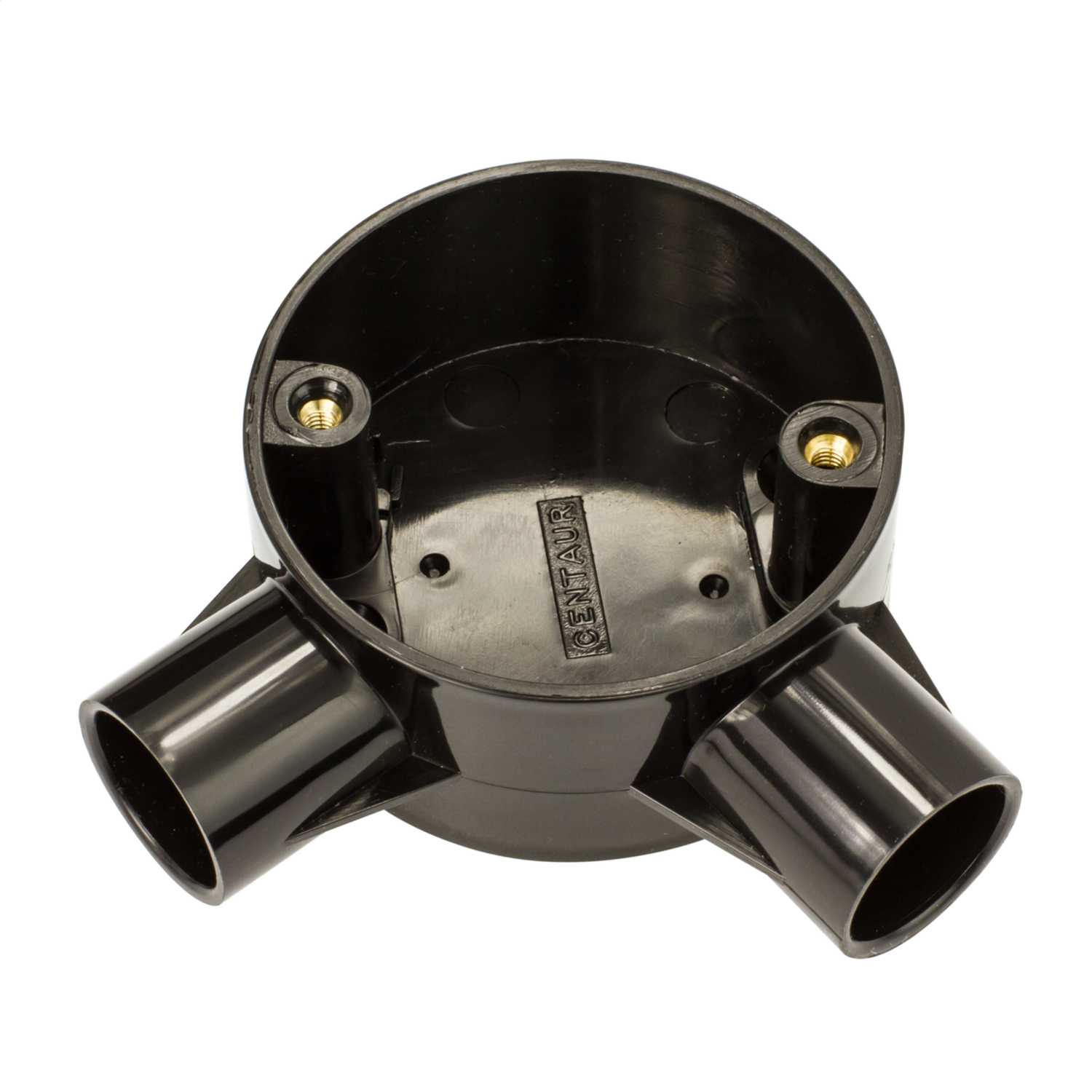 Centaur 20mm PVC Conduit Angle Box Black (Sold in 1's) (20 CRB 4B) | CEF