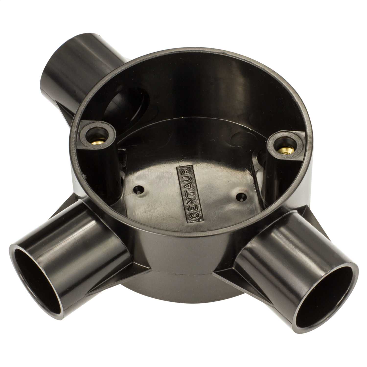 Centaur 20mm PVC Conduit Tee Box Black (Sold in 1's) (20 CRB 5B) | CEF