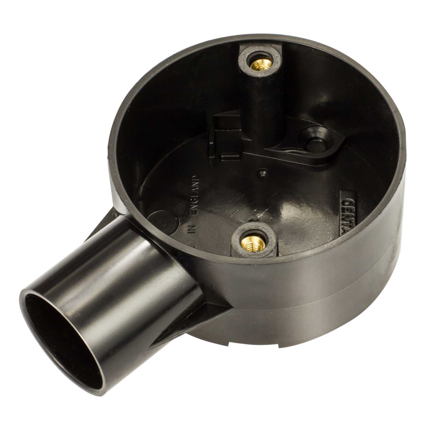 Centaur 25mm PVC Conduit Terminal Box Black (Sold in 1's) (25 CRB 2B) | CEF