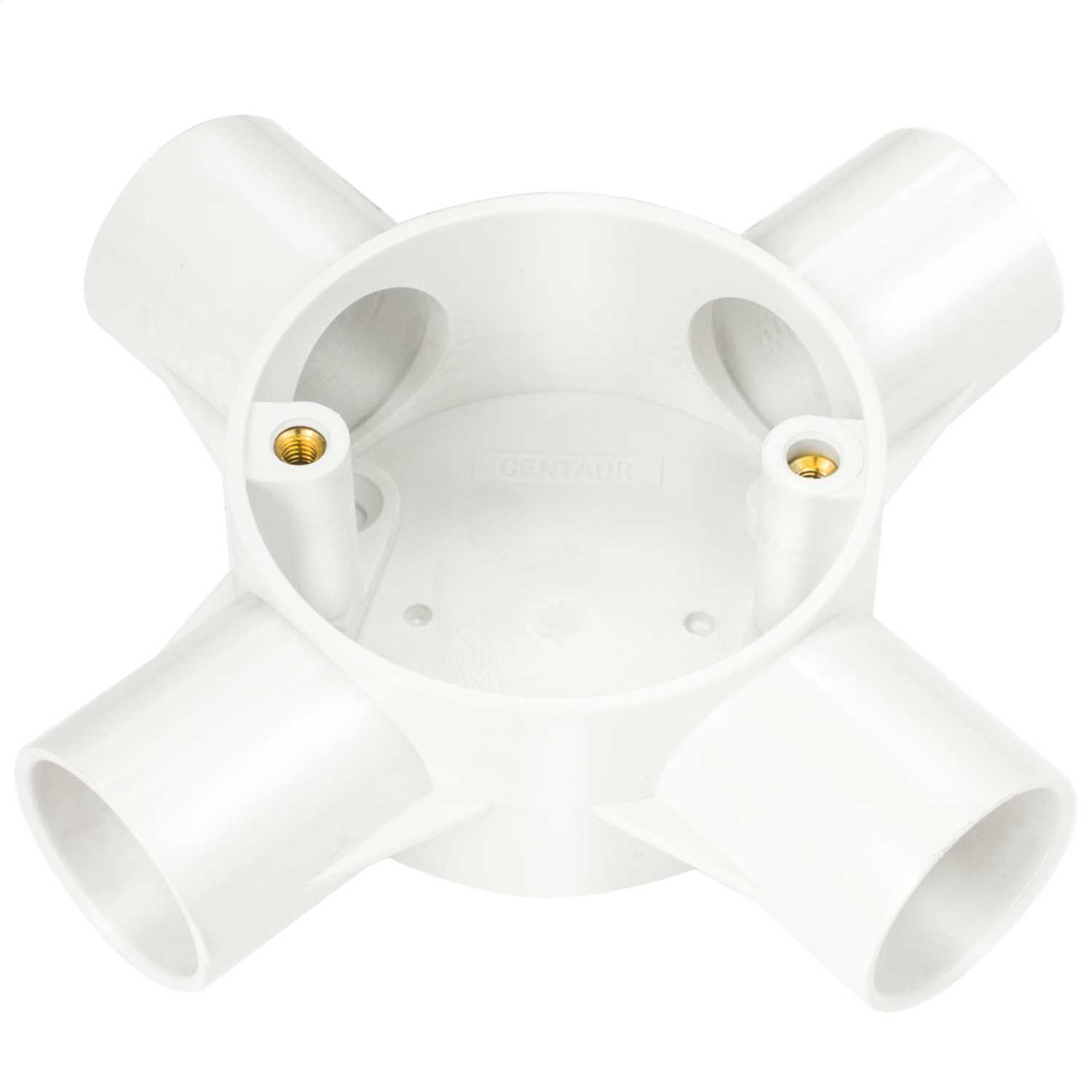 Centaur 25mm PVC Conduit 4 Way Box White (Sold in 1's) (25 CRB 6W) | CEF