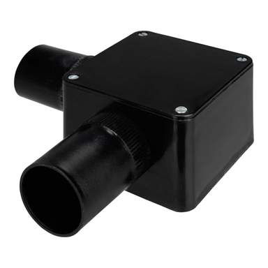 Centaur 32mm PVC Conduit Angle Box Black (Sold in 1's) (32 SRB 4B) | CEF