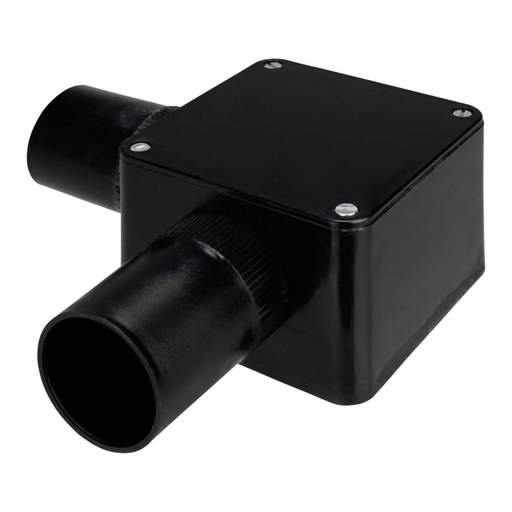 Centaur 32mm PVC Conduit Angle Box Black (Sold in 1's) (32 SRB 4B) | CEF