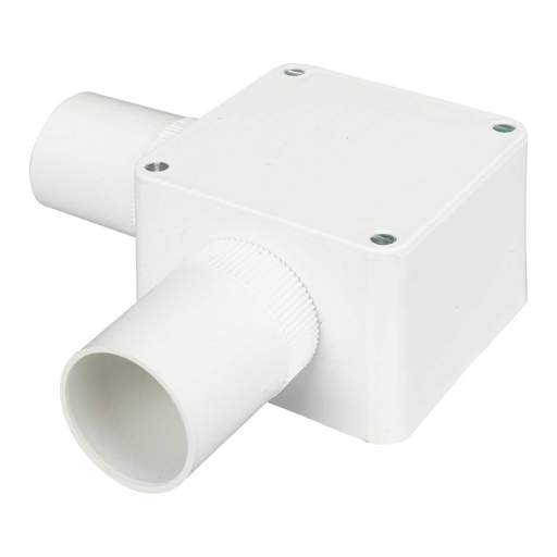 Centaur 32mm PVC Conduit Angle Box White (Sold in 1's) (32 SRB 4W) | CEF
