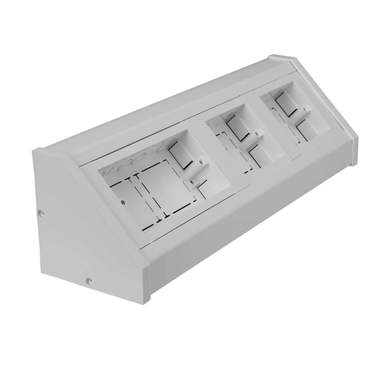 Centaur 1 + 1 + 2 Gang Bench Trunking Unit White (Sold in 1's) (ABU 1/1 ...