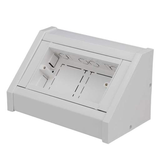 Centaur 2 Gang Bench Trunking Unit White (Sold in 1's) (ABU 2) | CEF