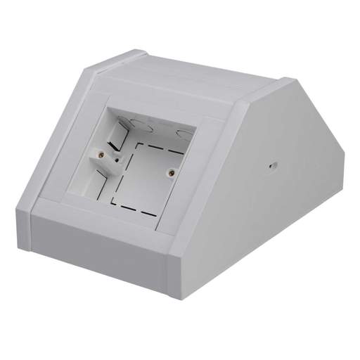 Centaur 1 Gang Dual Bench Trunking Unit White (Sold in 1's) (ABUD 1) | CEF