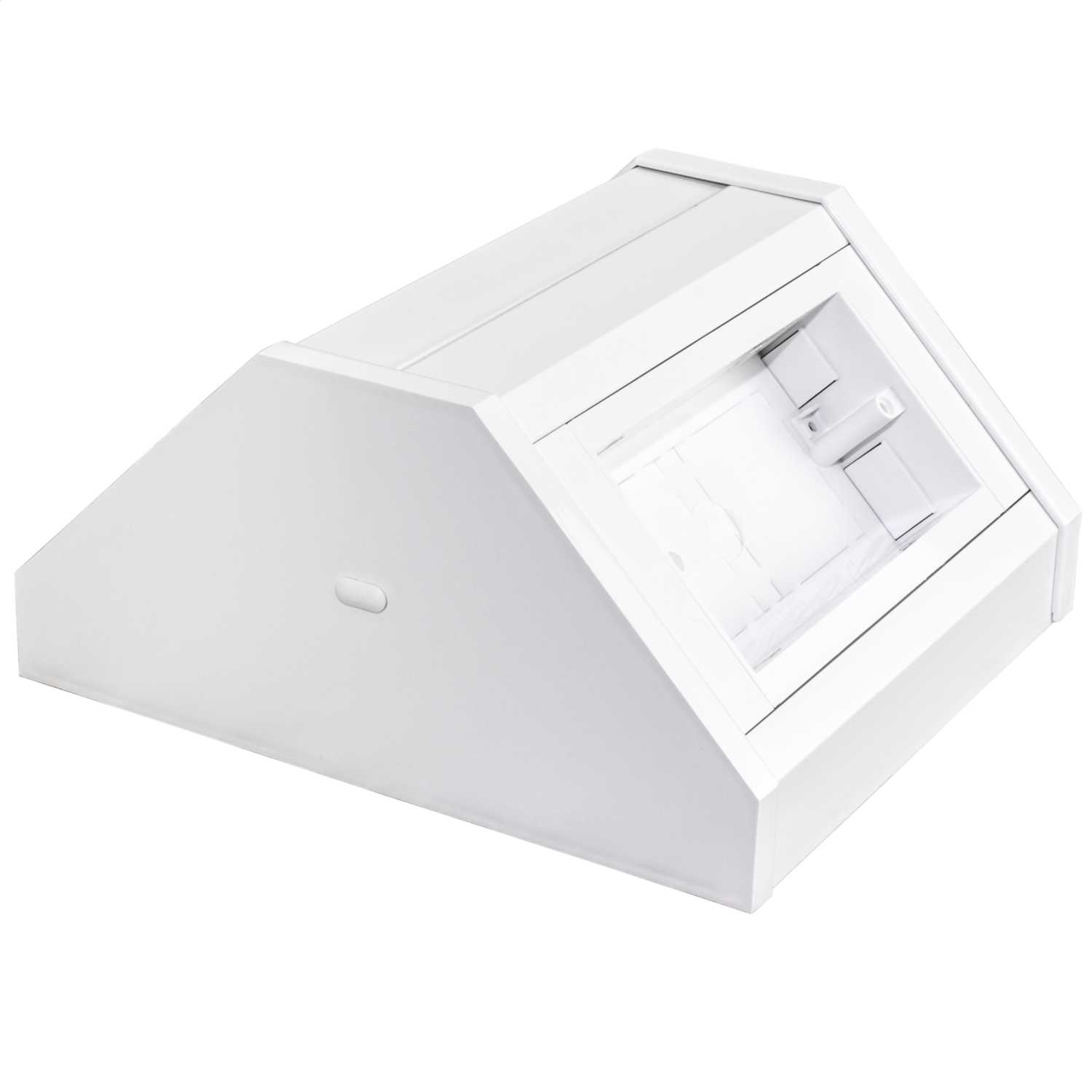 Centaur 2 Gang Dual Bench Trunking Unit White (Sold in 1's) (ABUD 2) | CEF