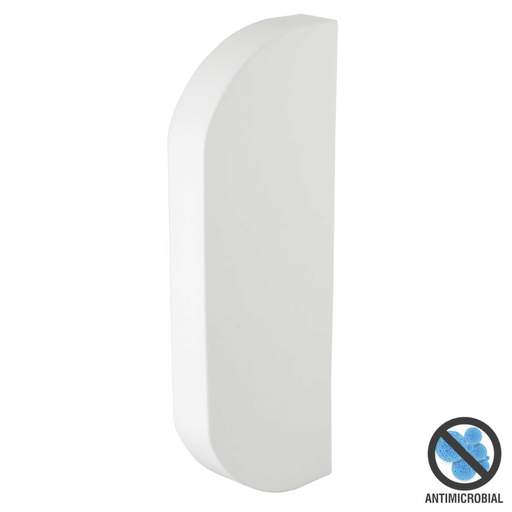 Centaur Antimicrobial Radius Dado Trunking End Cap White for ACD 3 ...