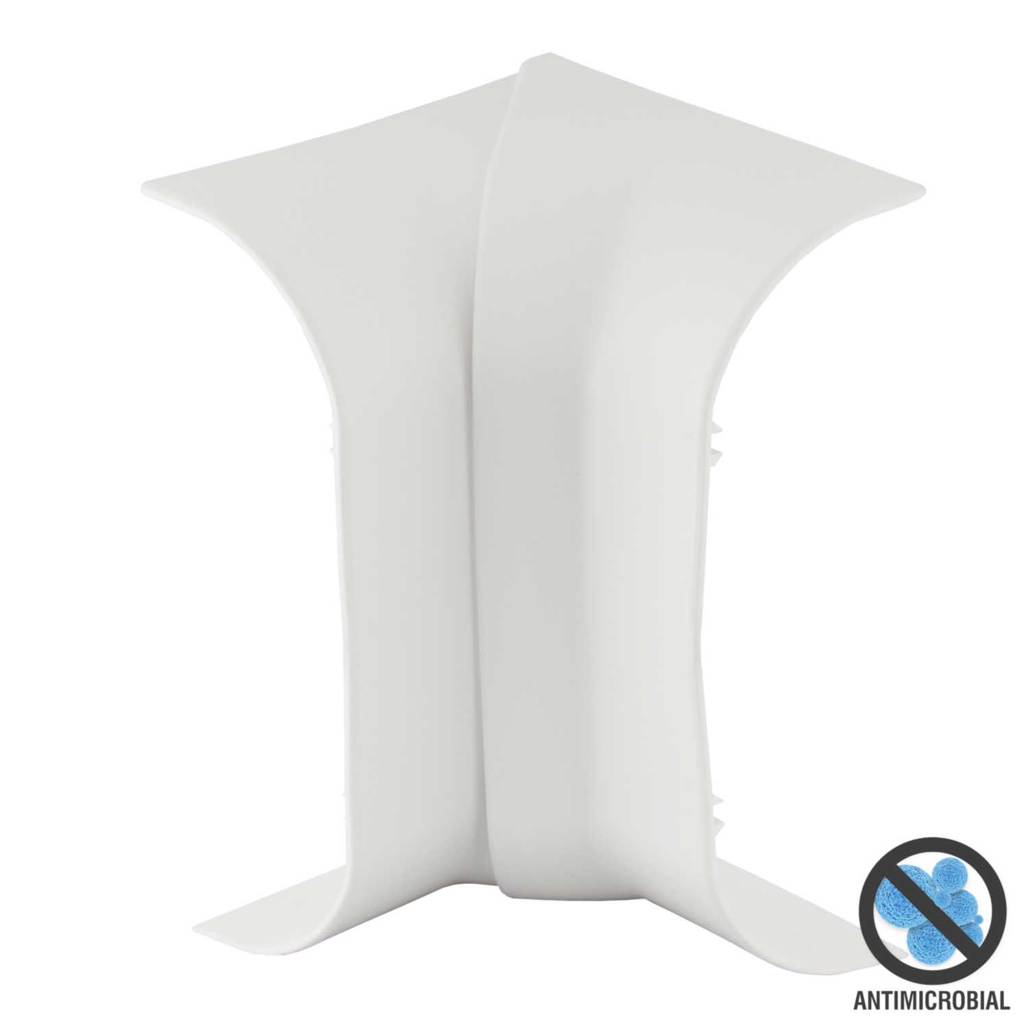 Centaur Antimicrobial Radius Dado Trunking Internal Angle White for ACD ...