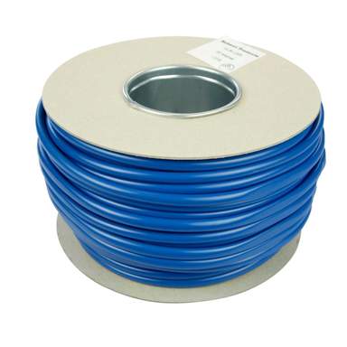 Centaur 4mm PVC Blue Neutral Sleeving (100m reel) (BLUE REEL 4/5) | CEF