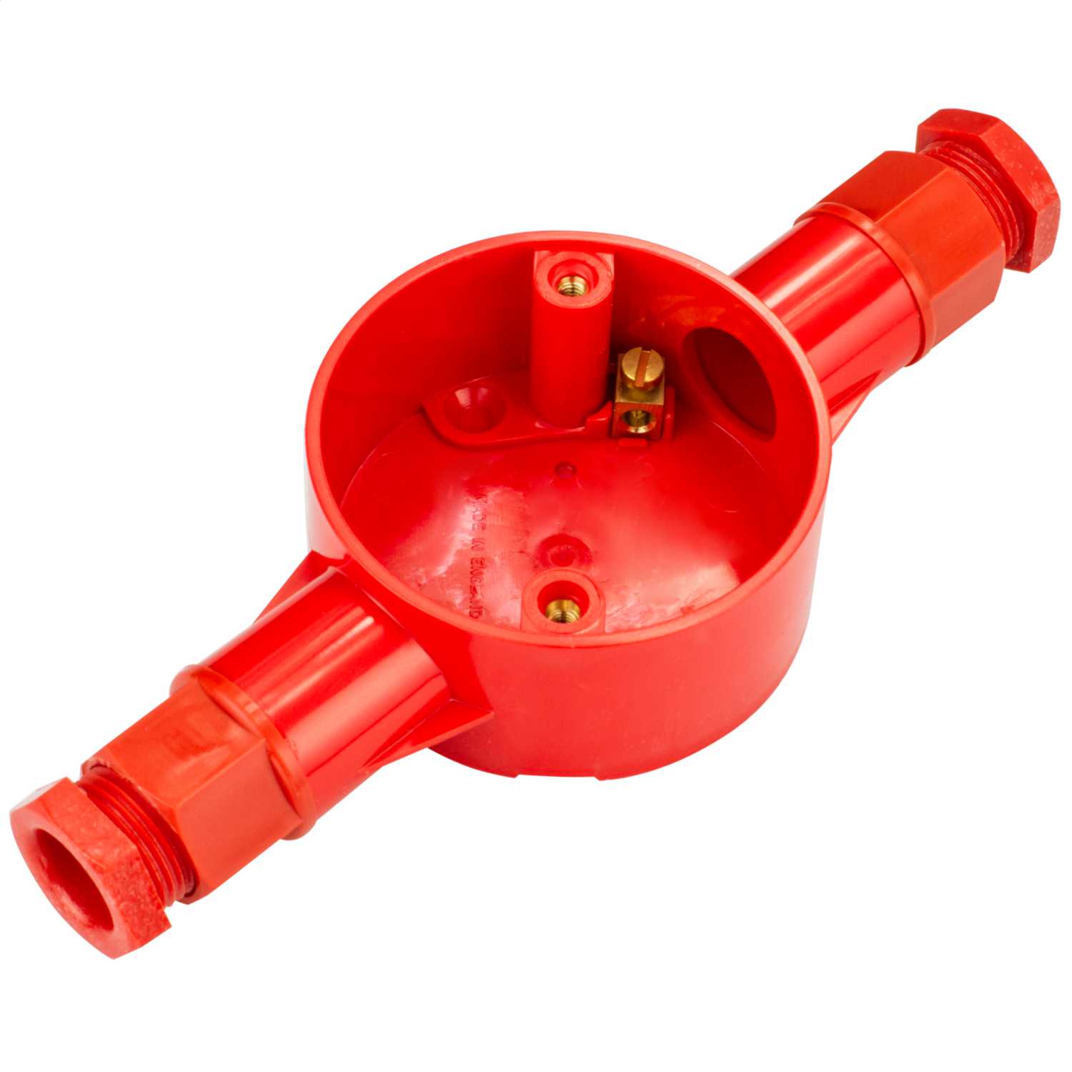 Centaur 20mm PVC Conduit Through Box Red with Glands (Sold in 1's) (CB ...