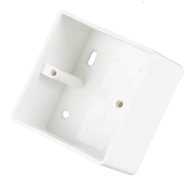 Centaur 1 Gang 47mm PVC Surface Box Round Corners White (SBP 11W) | CEF