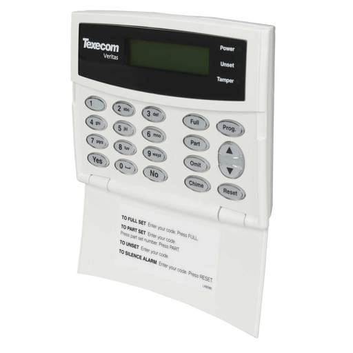 Texecom LCD Remote Keypad for use with Veritas Alarm Panels (AP50LRKP ...