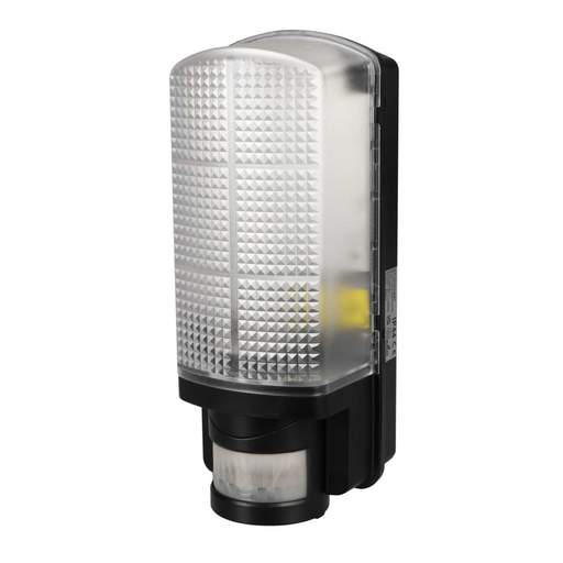 Challenger 8W LED Bulkhead Fitting with PIR Black 6000K (SL11LEDA) | CEF