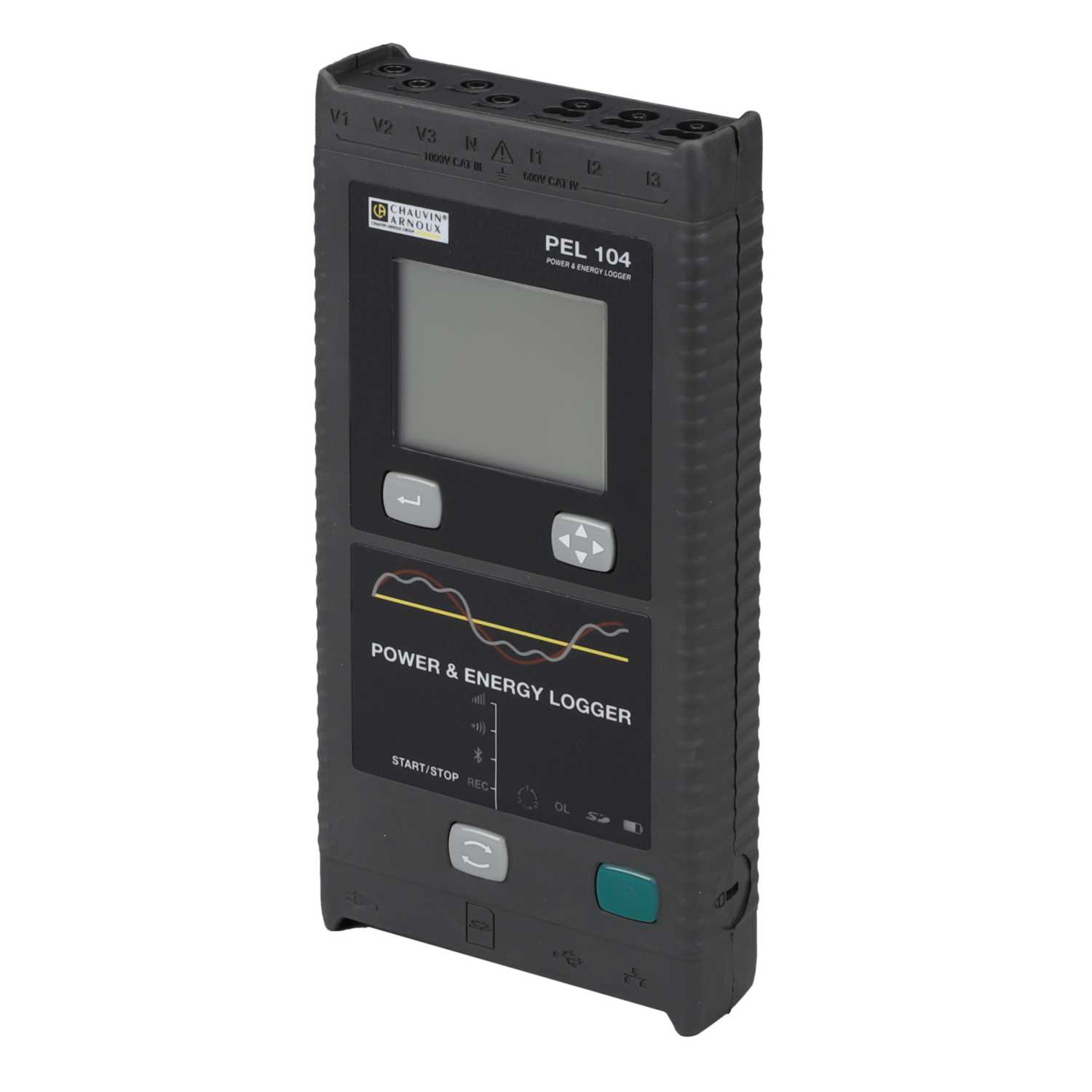 Chauvin-Arnoux PEL104 Professional Power and Energy Logger Kit (PEL104 ...