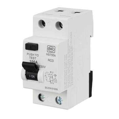 MK Sentry 100A 2 Pole 100mA Type A RCD (H5700S) | CEF
