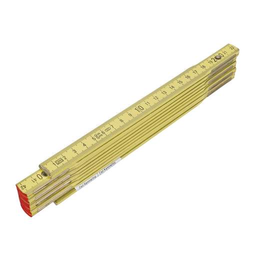 CK 2m Folding Wooden Rule (T3514) | CEF