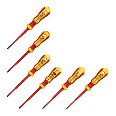 CK 6 Piece Slimfit VDE Screwdriver Set (T49066) | CEF