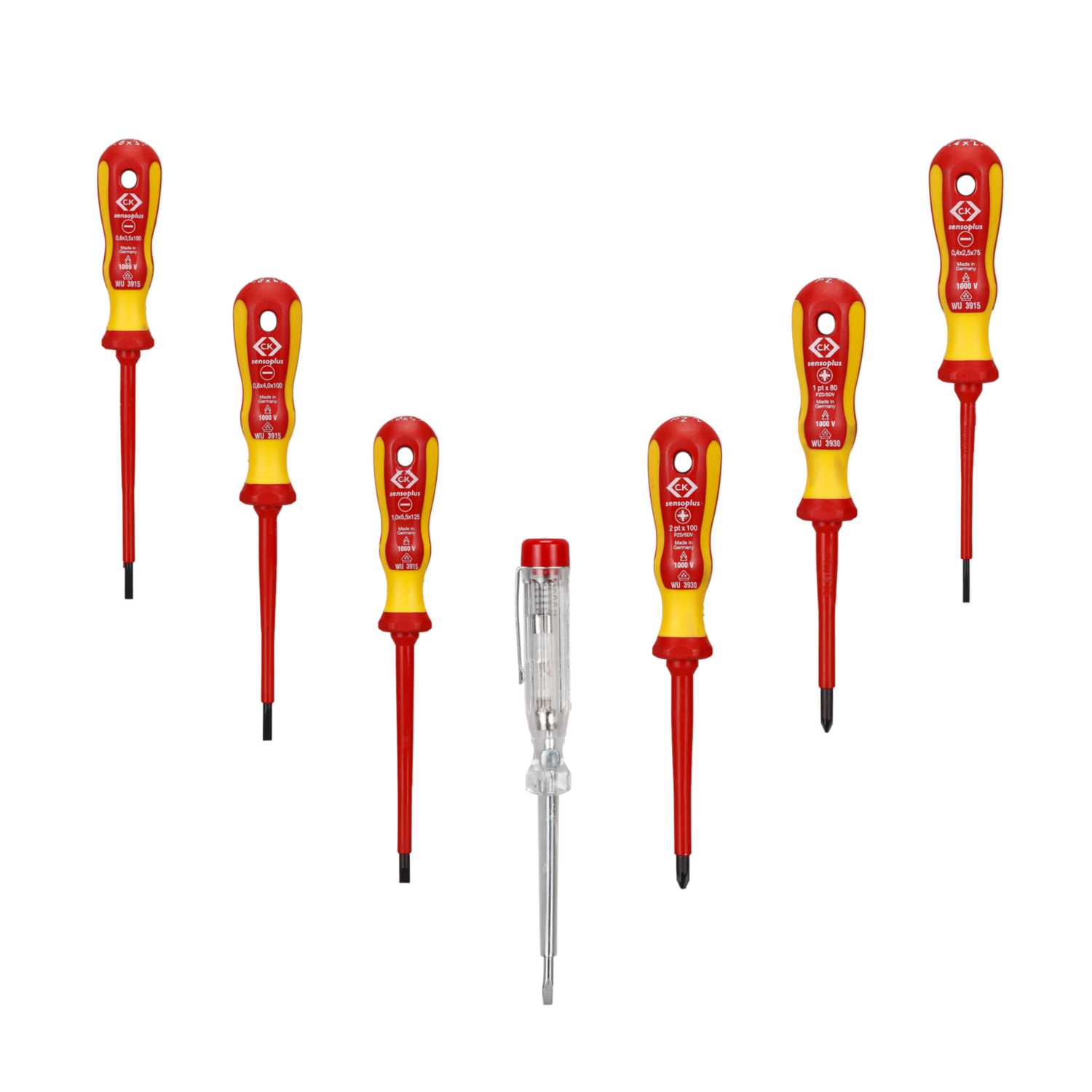 CK 7 Piece Standard Fit VDE Screwdriver Set (T49067) | CEF