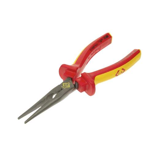 CK 200mm VDE Straight Snipe Nose Pliers (431014) | CEF