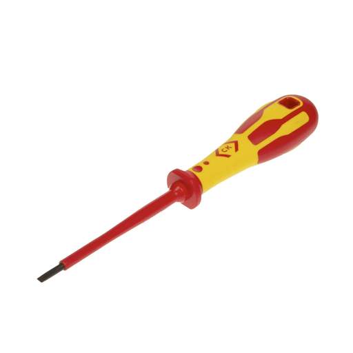 CK 4mm x 100mm VDE Slotted Parallel Screwdriver (T49144-040) | CEF