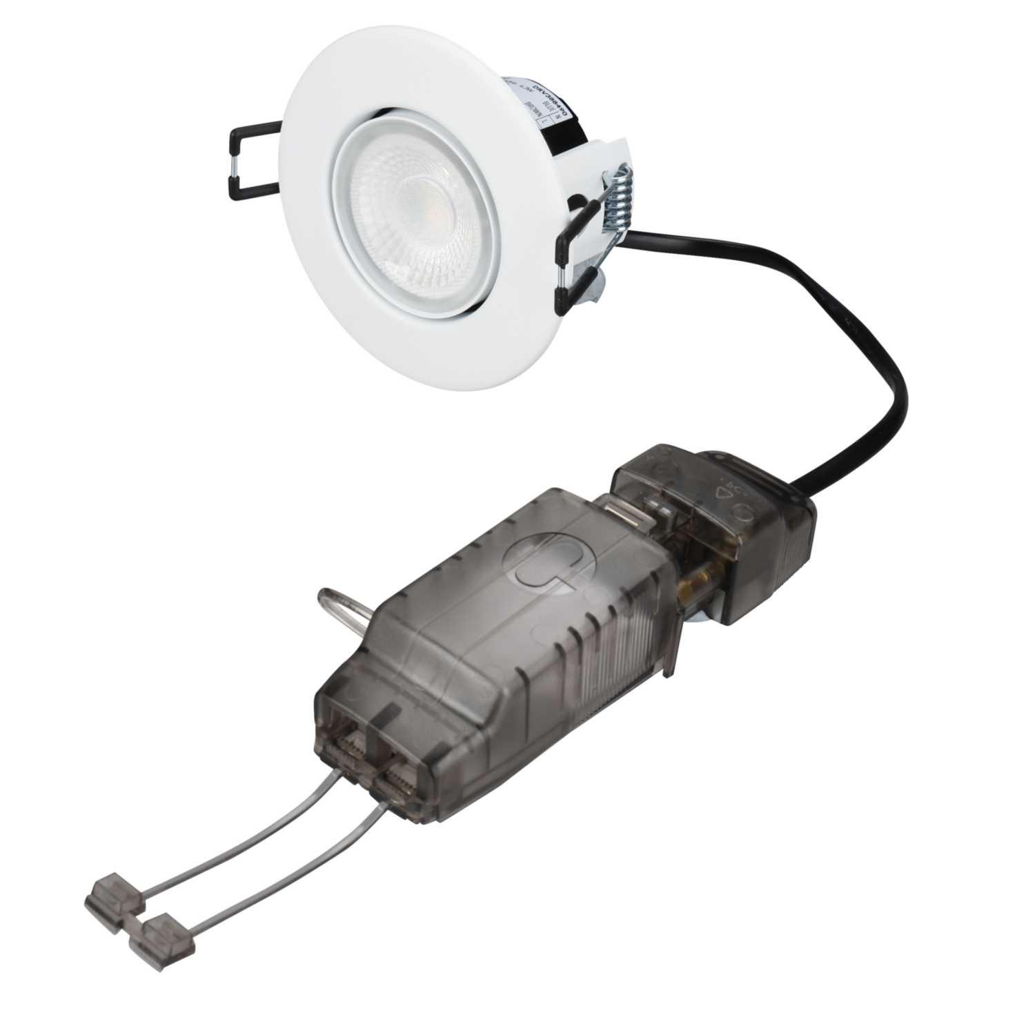 Collingwood H4 Lite 4.3W LED Fire Rated Adjustable Downlight Matt White ...