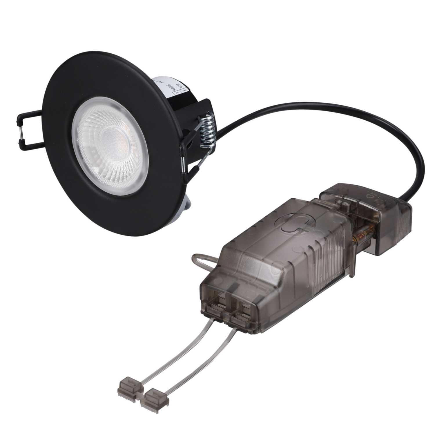 Collingwood H2 Lite 4.3W LED Fire Rated Dimmable Downlight Matt Black ...