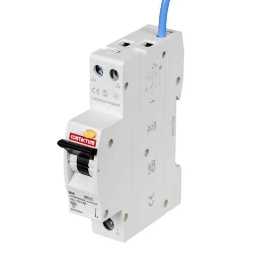 Contactum 32A Single Pole 1 Module B Curve 6kA 30mA Type A RCBO (CCPBR0632AB) | CEF