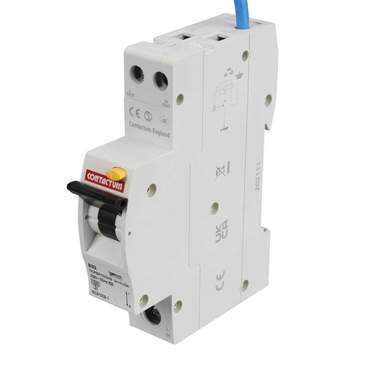 Contactum 32A Single Pole 1 Module B Curve 10kA 30mA Type A RCBO ...