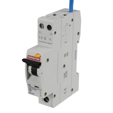 Contactum 32A Single Pole 1 Module C Curve 10kA 30mA Type A RCBO ...