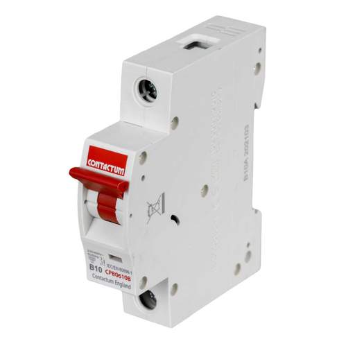 Contactum 10A Single Pole 6kA B Curve MCB (CPB0610B) | CEF