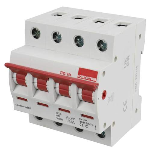 Contactum 125A 4P Isolator Switch (CPD1254) | CEF