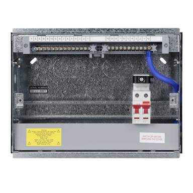 Contactum 10 Way 100A Isolator Incomer Flush Metal Clad Consumer Unit ...