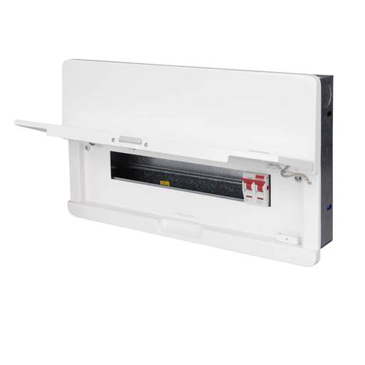 Contactum 14 Way 100A Isolator Incomer Flush Metal Clad Consumer Unit ...