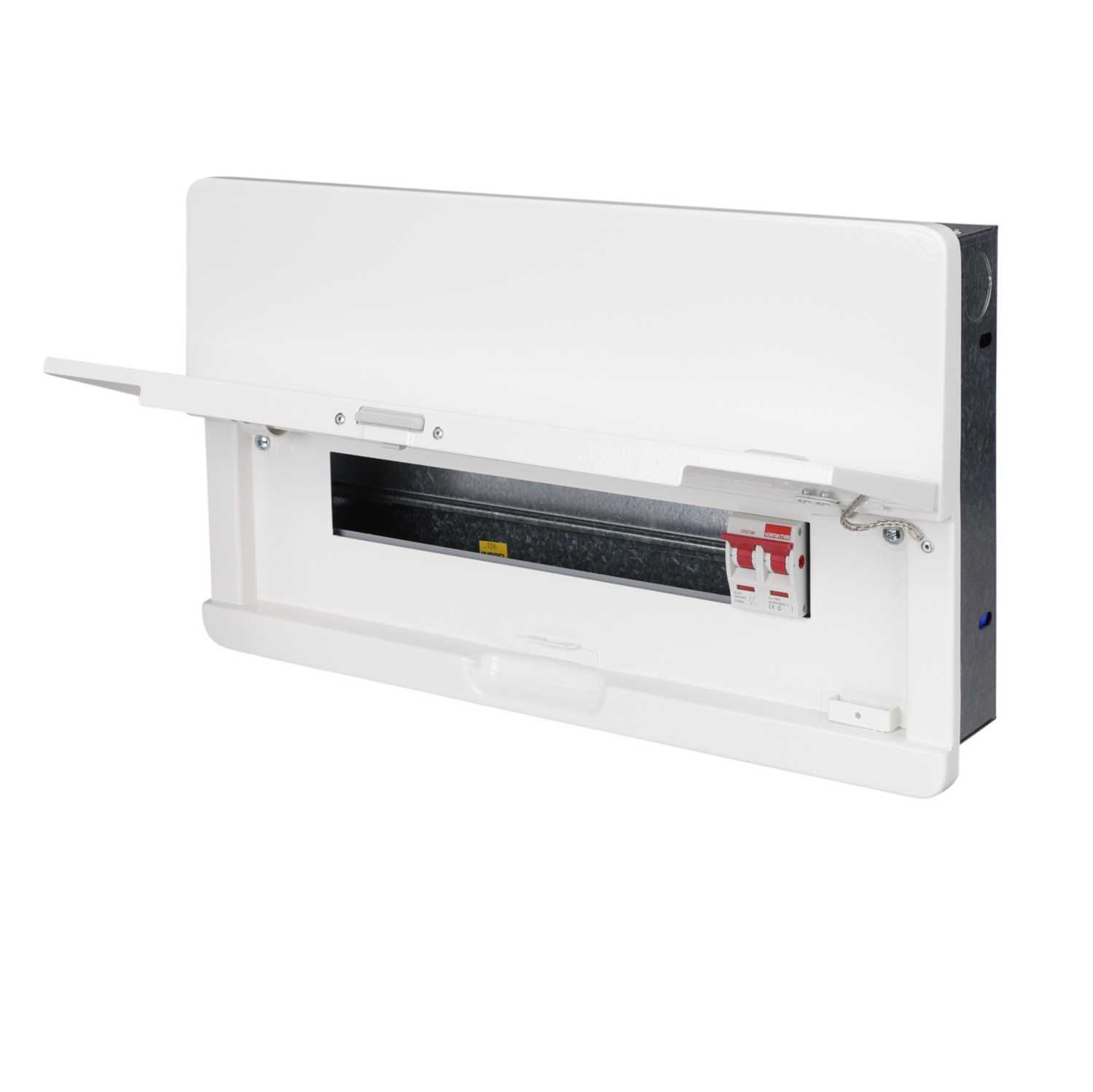 Contactum 14 Way 100A Isolator Incomer Flush Metal Clad Consumer Unit ...