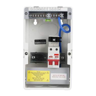 Contactum 2 Way 63A Isolator Incomer Metal Clad Consumer Unit (SDD026MS ...