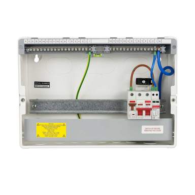 Contactum 12 Way 100A Isolator Incomer Metal Clad Consumer Unit with ...