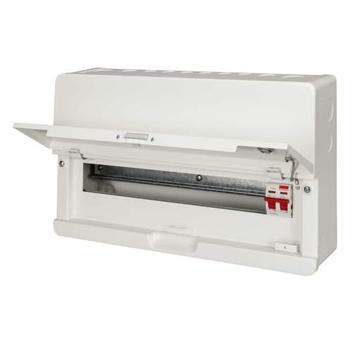 Contactum 18 Way 100A Isolator Incomer Metal Clad Consumer Unit ...